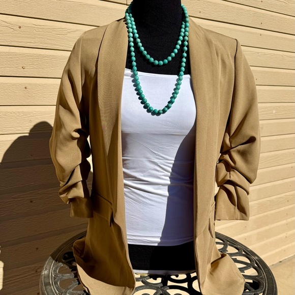Venti6 | Jackets & Coats | Tan Blazer | Poshmark